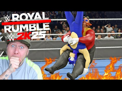 NEW SONIC THE HEDGEHOG ROYAL RUMBLE WWE 2K25