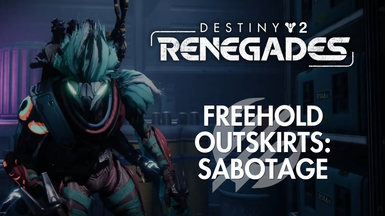 Destiny 2: Renegades (PC) Walkthrough #3 - Freehold Outskirts, Sabotage ...