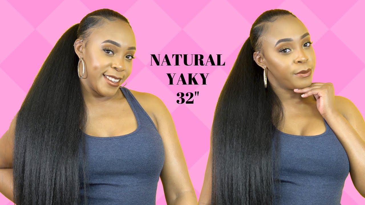 Shake N Go Organique Pony Pro Mastermix Ponytail - NATURAL YAKY 32 ...