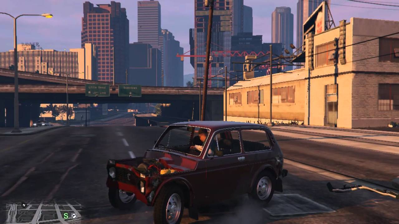 Crash Test Lada Niva GTA5 - YouTube