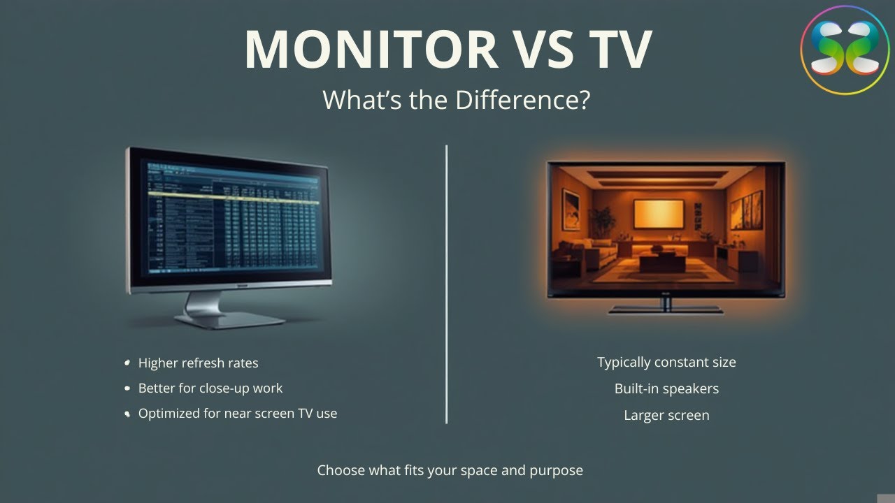 Monitor vs TV – What’s the Difference - YouTube