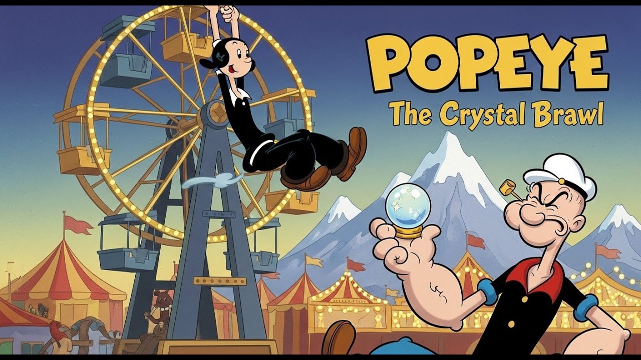 Popeye: The Crystal Brawl (1957) - Carnival Chaos & Alpine Antics ...