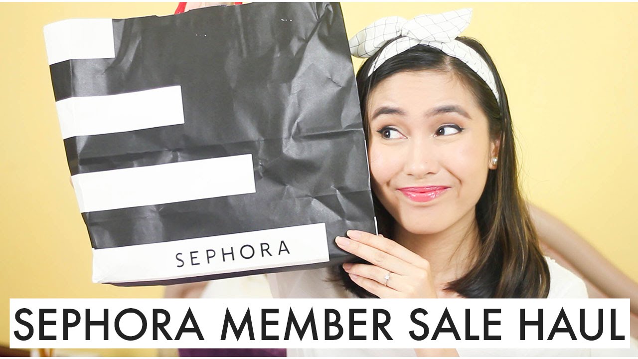 SEPHORA MEMBER SALE HAUL! (May 2016) | Tiara S. Dusqie - YouTube