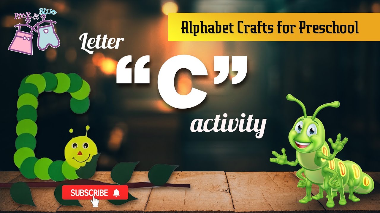Alphabet Crafts for Preschool/ Letter C Activity / C is For Caterpillar ...