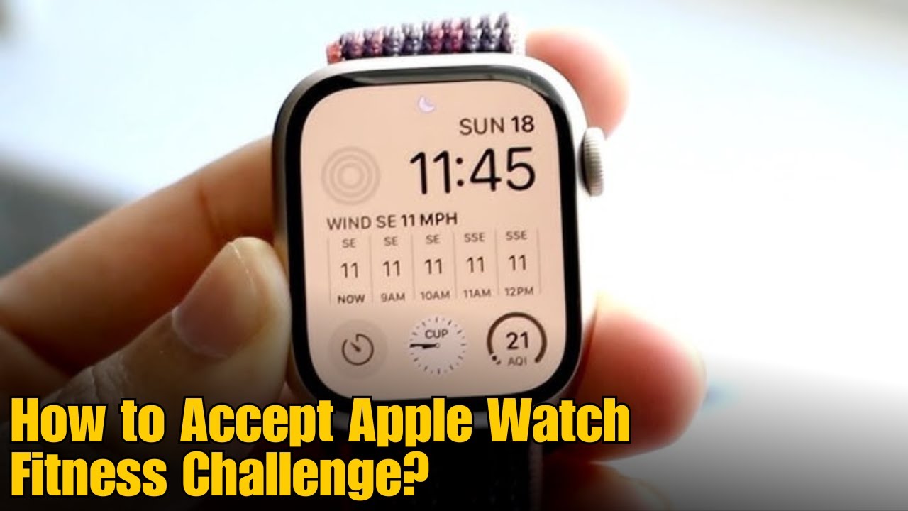 How to Accept Apple Watch Fitness Challenge? - YouTube