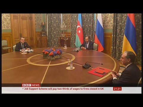 Nagorno-Karabakh war - peace talks and war talk (Armenia & Azerbaijan) - BBC News - 8th October 2020