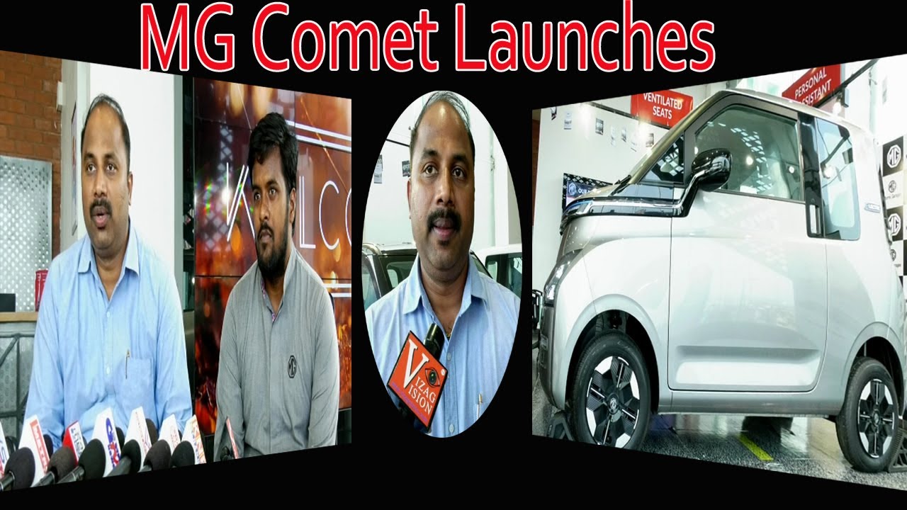 MG Motor India Introduces MG Comet Launches ZS EV Excite Pro in ...