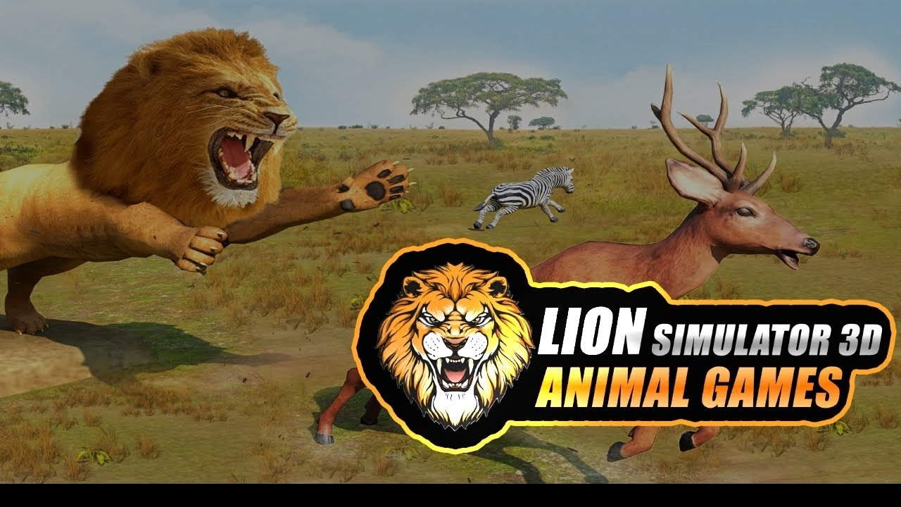lion simulator fighting game 3D || lion simulator game|| - YouTube