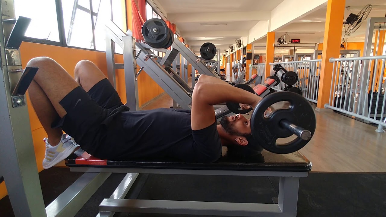 TRICEPS TESTA BARRA VITAL EM CASA - YouTube