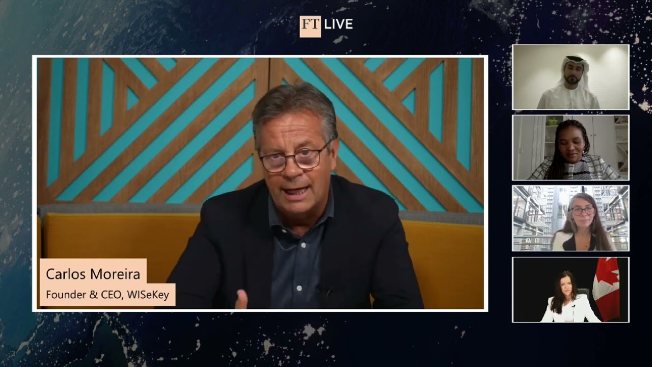 FT Live: Carlos Moreira, Founder & CEO, WISeKey - YouTube