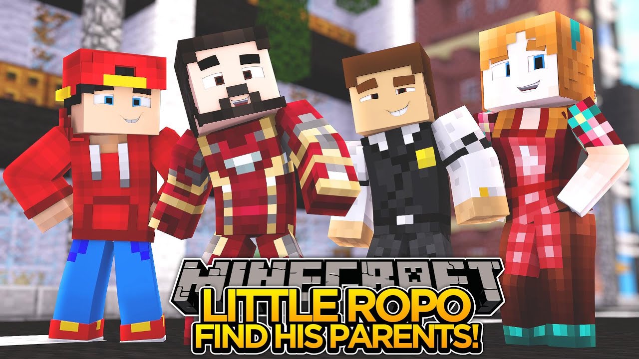 Minecraft Adventure - LITTLE ROPO FINDS HIS PARENTS!!! - YouTube