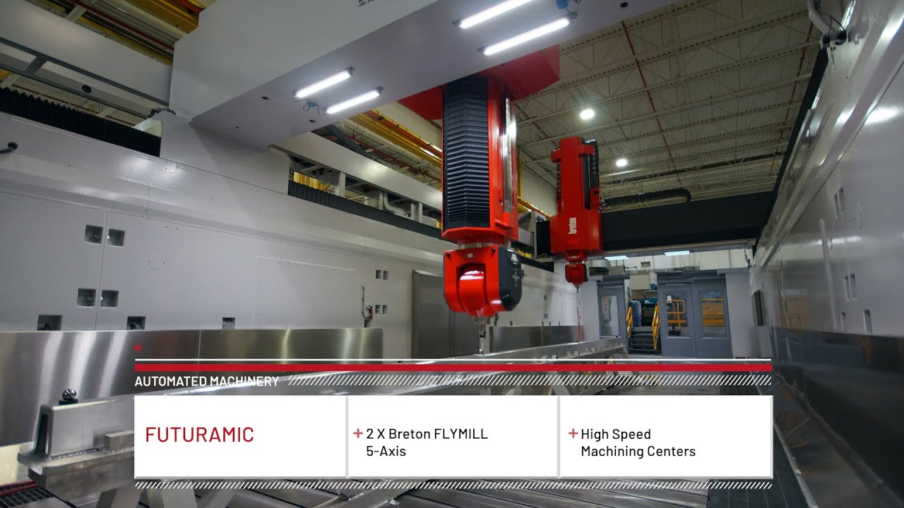 Futuramic | 2 Dual Gantry Breton High Speed 5-Axis FLYMILL Machining ...