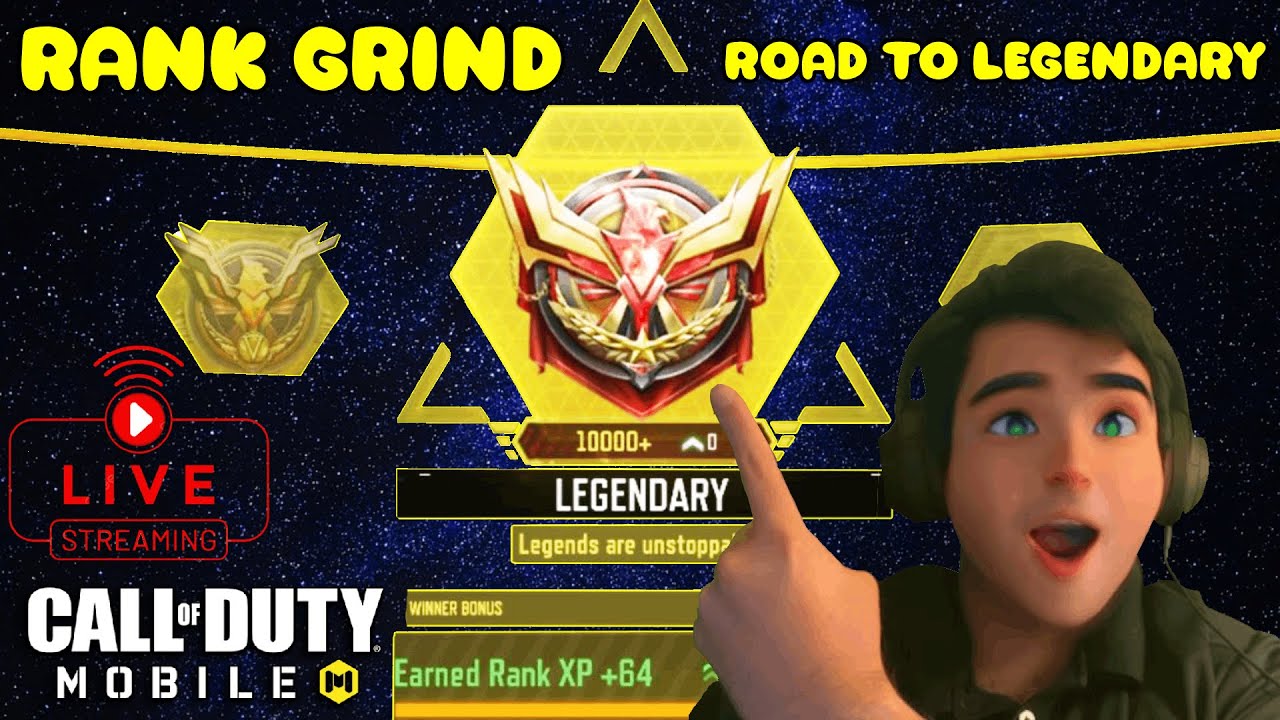 🔴LIVE Road to LEGENDARY: CODM Battle Royale - YouTube