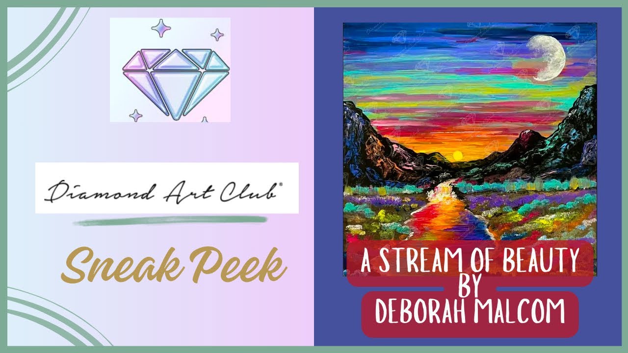 Sneak Peek of “A Stream of Beauty” by Deborah Malcom and Diamond Art ...