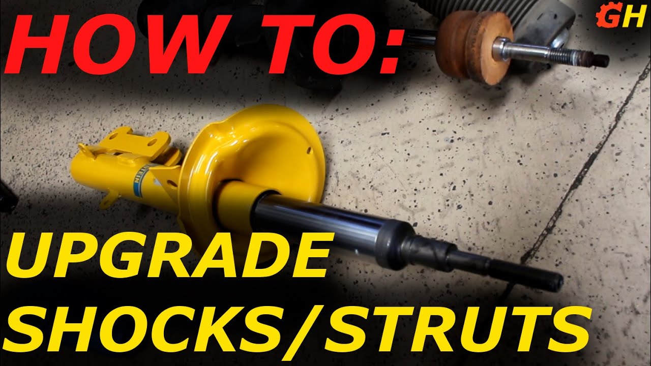How To Replace Shocks & Struts Mustang GT 2005-2014 - YouTube