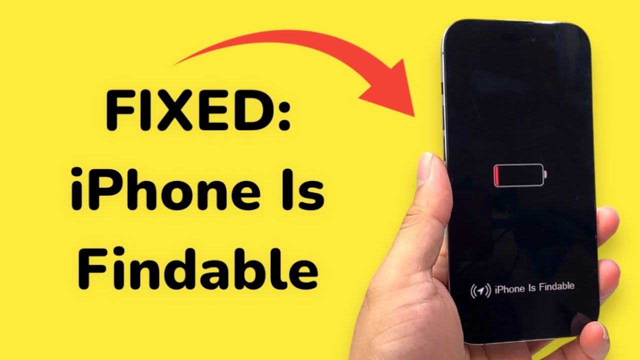 How To Fix iPhone is Findable And Won’t Turn On? - YouTube