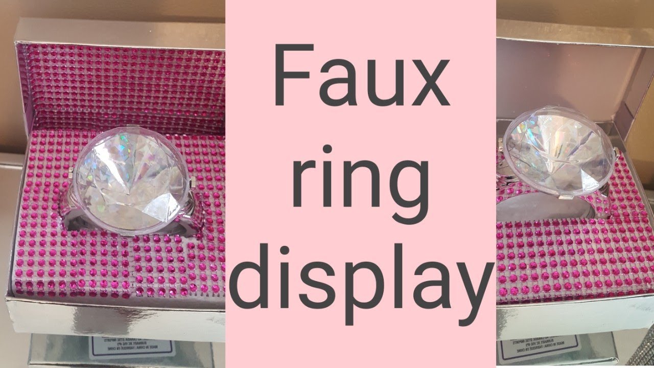 Dollar tree diy|Faux ring centerpiece or display |Great for Valentine's ...