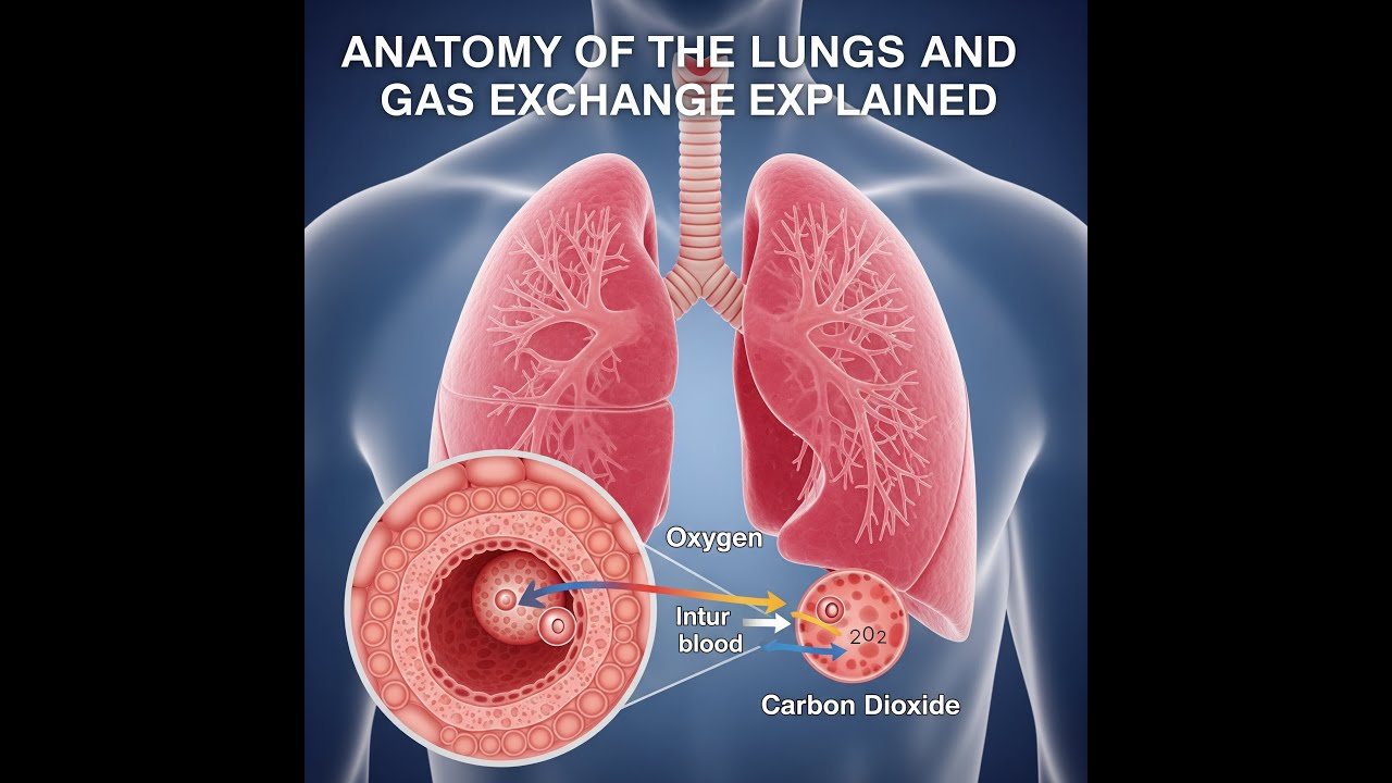 Anatomy of the lungs and gas exchange - YouTube