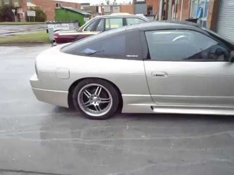 180sx nissan bodykit tone paint job wheels jdm jap 200sx black silver ...