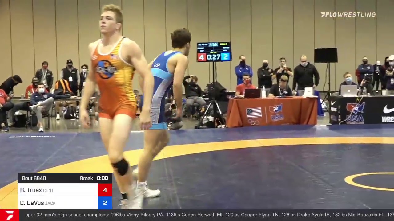 74 Kg Final Bernie Truax Central Coast RTC Vs Cade DeVos Jackrabbit ...