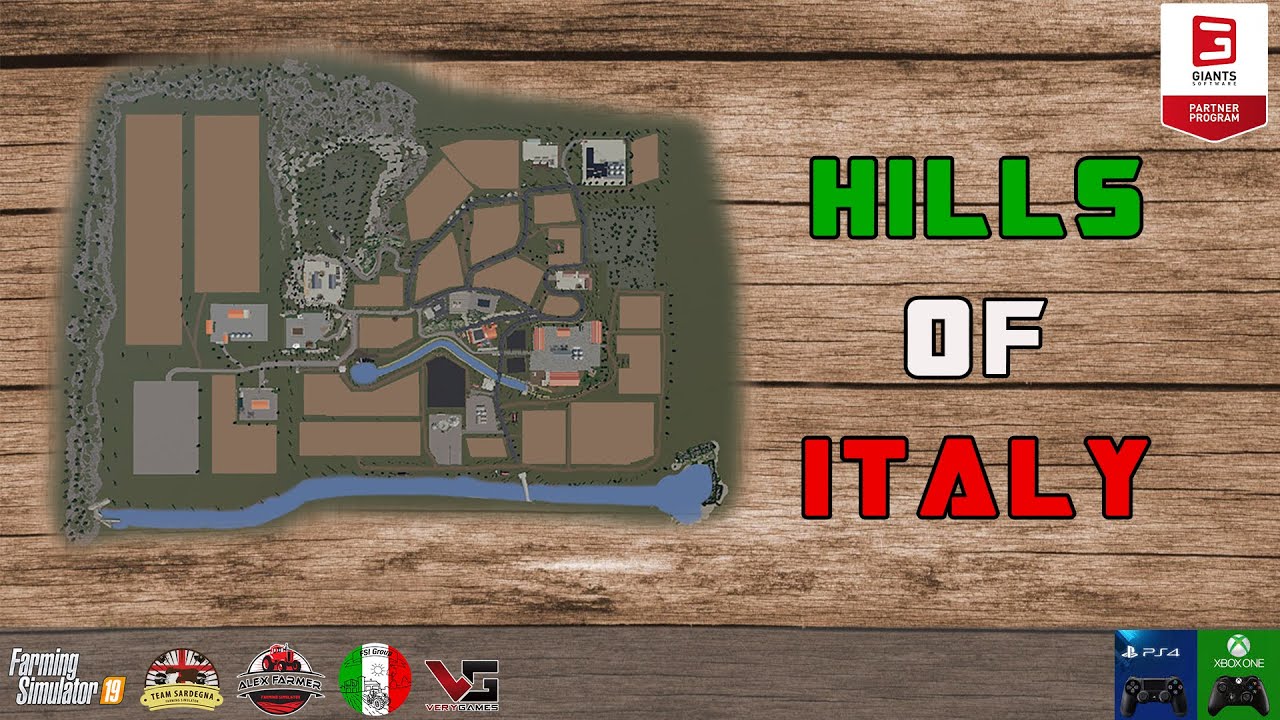 FARMING SIMULATOR 19 PREVIEW HILLS OF ITALY BY MIKI MAPPER | PC-PS4 ...