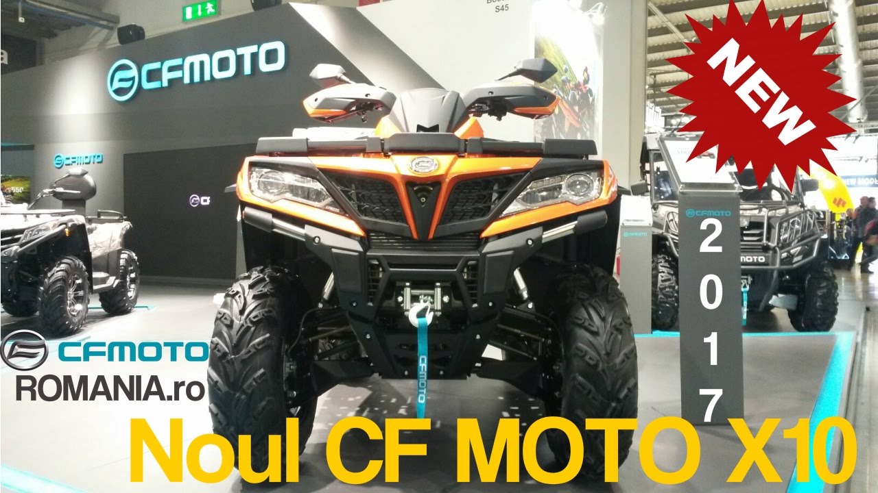 ATV CF Moto X10 CFORCE 1000cc 2017 - YouTube