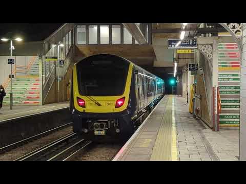 South Western Railway Class 701 043 `Celebrating 175 Years Of Waterloo` Departs Putney for ...