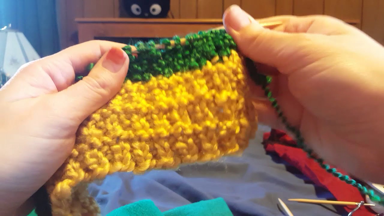 Irish Moss Stitch Decrease Demonstration - YouTube