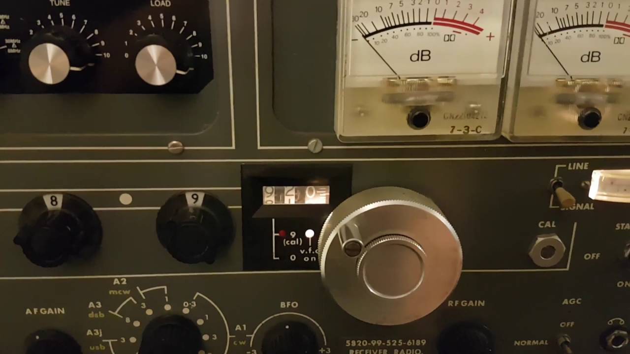 Redifon Professional Grade Receiver Test Part 3 - YouTube