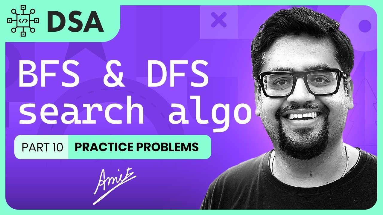 BFS & DFS | Breadth First Search | Depth First Search Discover time and ...