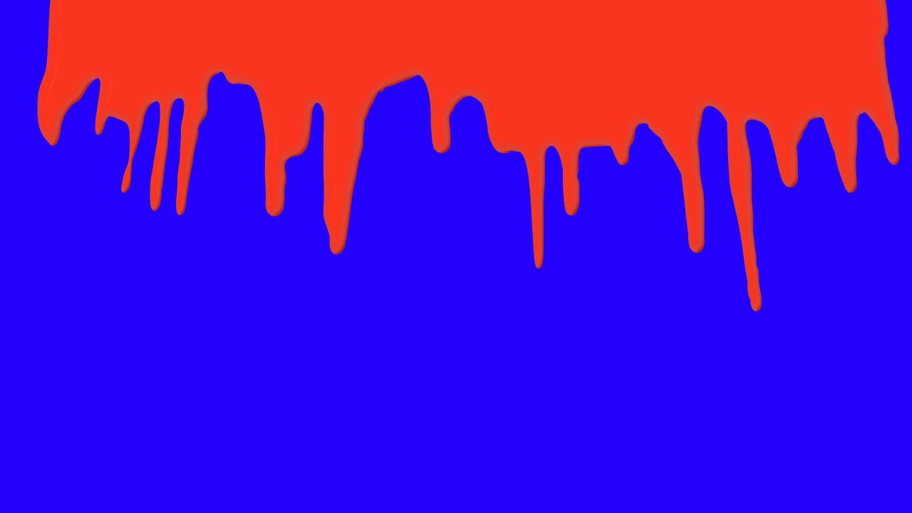 Cartoonish Blood Pour on Screen - Royalty Free Footage - YouTube