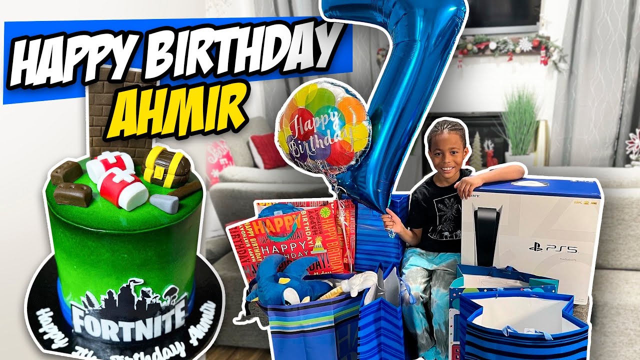 WE SURPRISED OUR SON AHMIR WITH 7 GIFTS FOR HIS 7th BIRTHDAY! 🥳 ...