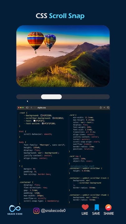 Scroll Snap Image Gallery Html5 Css3 Learncss Webdev Coding Cssanimation Frontend
