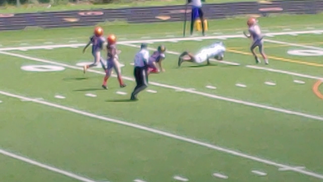 TENACITY TROJANS 10U TE #6. Destin Mitchell - YouTube