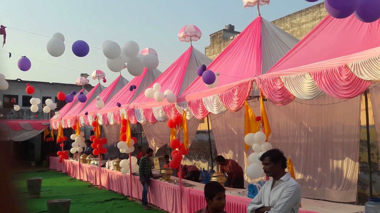 Bhagole Tent house babaganj - YouTube