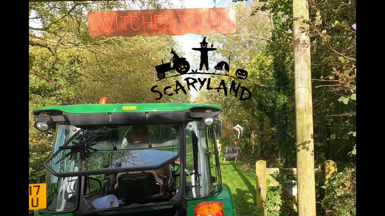 Dairyland Farm Park Tractor Ride October 2022 - YouTube