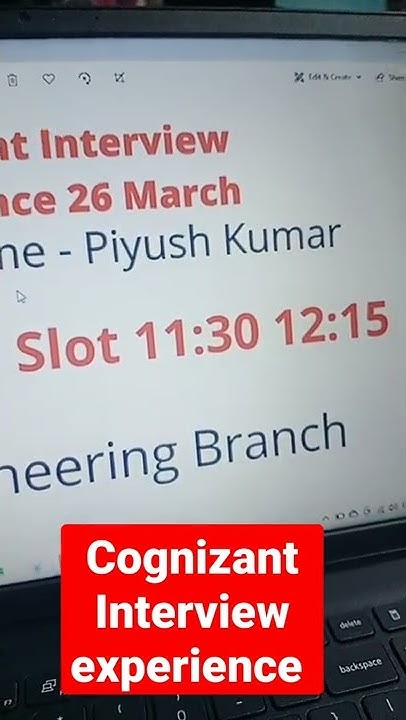 Cognizant interview experience - YouTube
