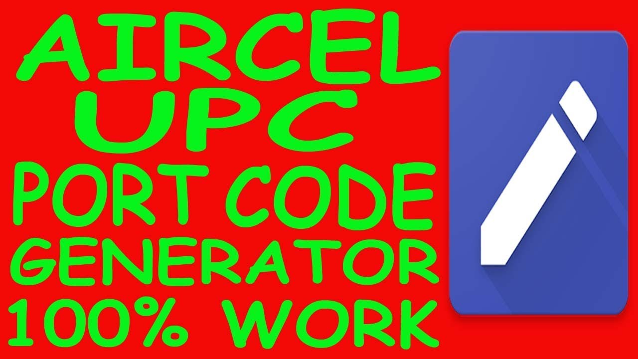 AIRCEL UPC PORT CODE 100 Work YouTube aircel-upc-port-code-100-work-youtube