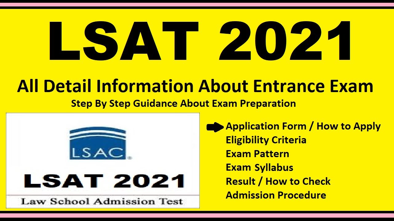 LSAT 2021 - Notification, Dates, Application, Eligibility, Admit Card ...