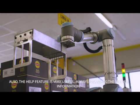 Coboty Universal Robots w fabryce Unilever w Katowicach - YouTube