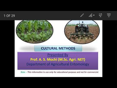 Cultural Method of IPM - YouTube