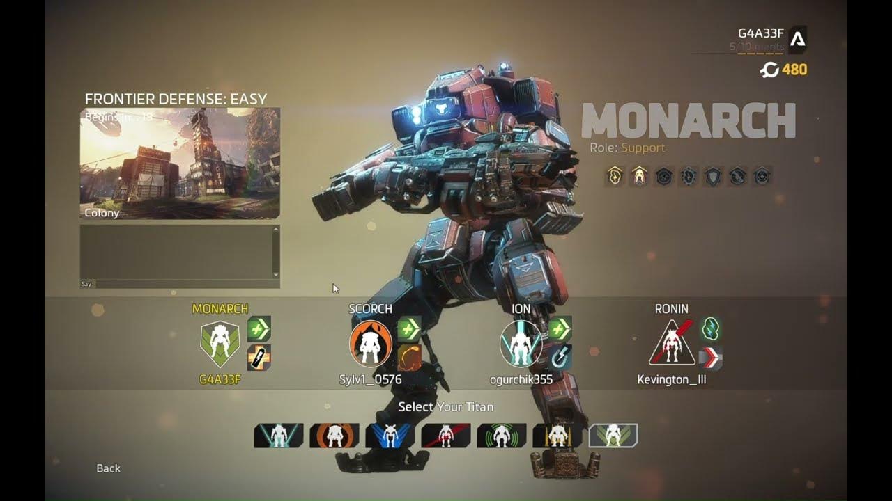The Titan Army | Titanfall 2 Frontier Defense | Monarch | Aegis Level 1 of 7 | Easy Mode - YouTube