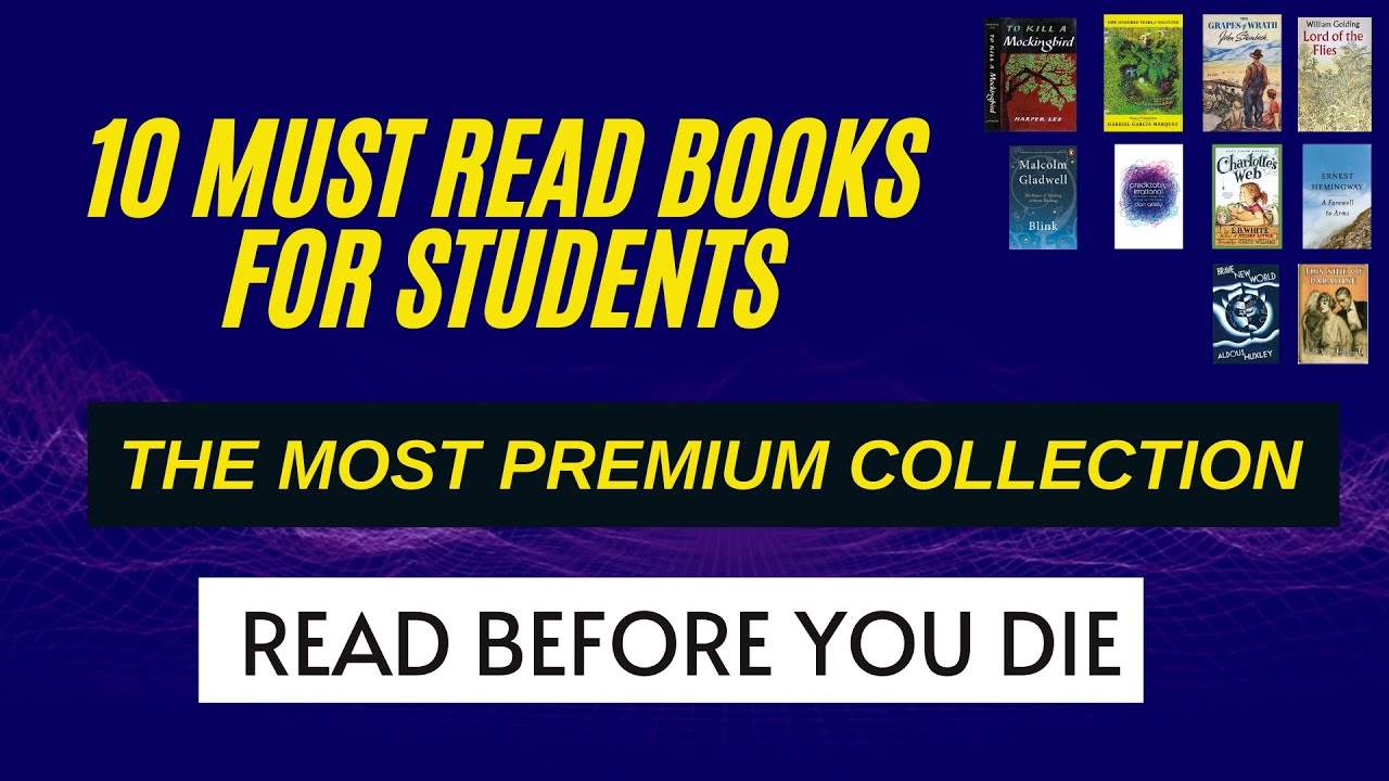 10 must read books for students || The most Premium collection || Books ...
