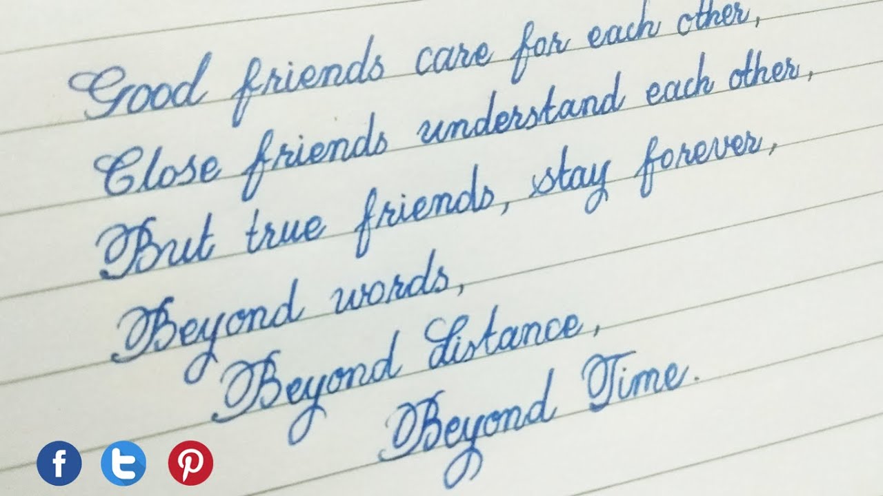 Good Cursive Handwriting Practice Calligraphy For Beginners YouTube Good Cursive Handwriting Practice Calligraphy For Beginners YouTube
