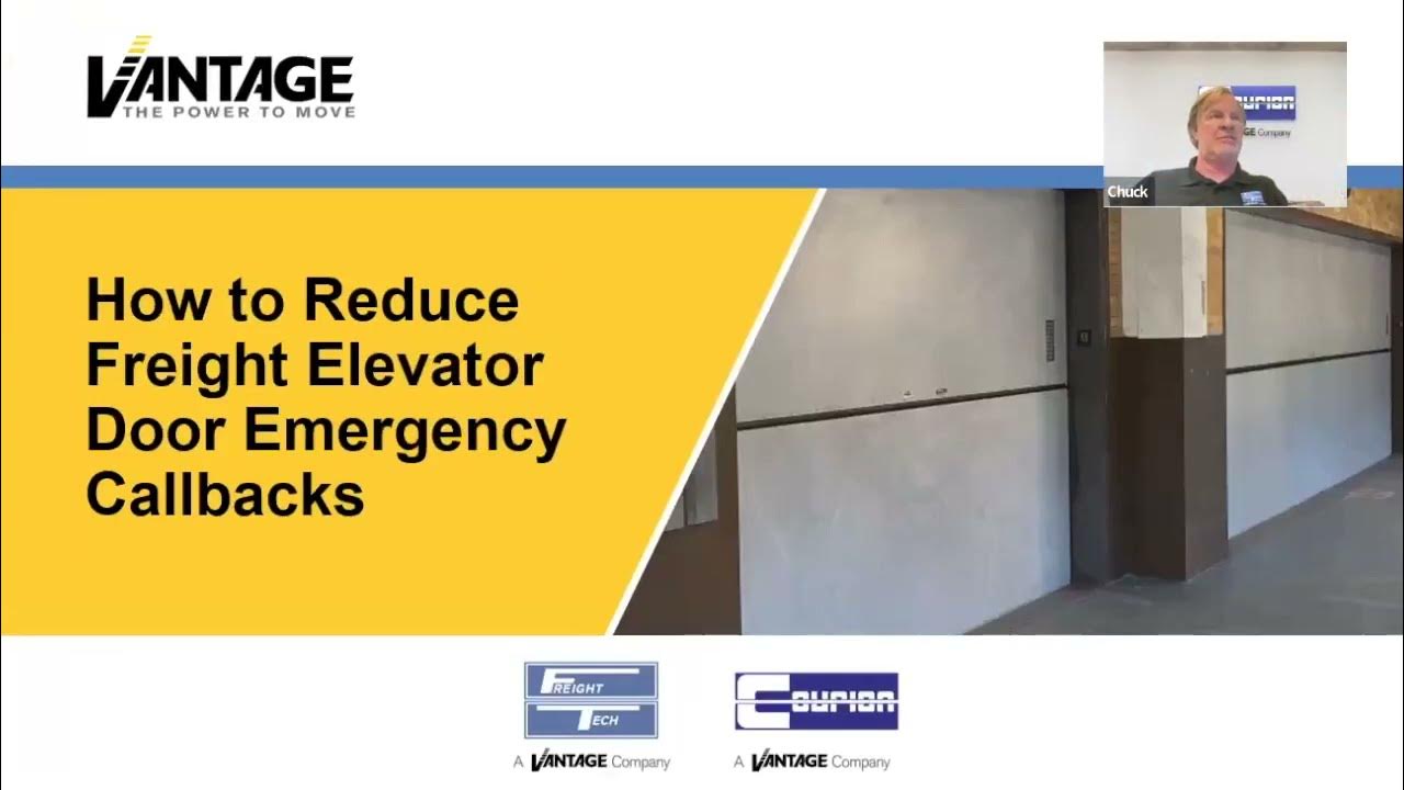 Freight Tech / Courion Webinar: How to Reduce Freight Elevator Door ...