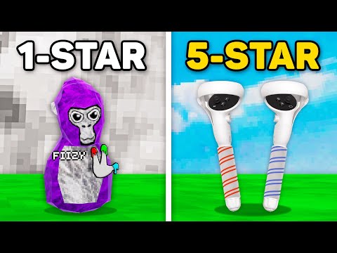 1-Star vs 5-Star Gadgets in Gorilla Tag