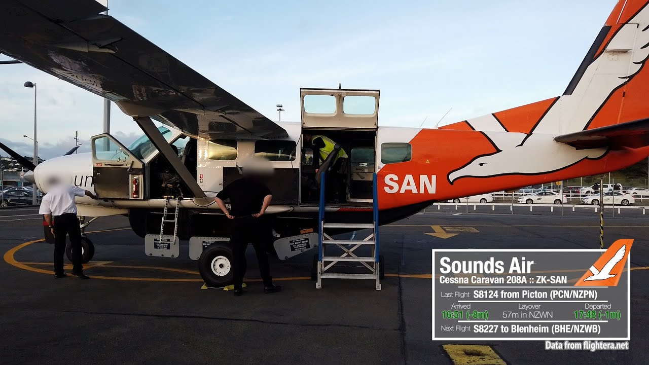 Flight Review - Sounds Air Cessna Caravan 208A Picton (PCN) to ...
