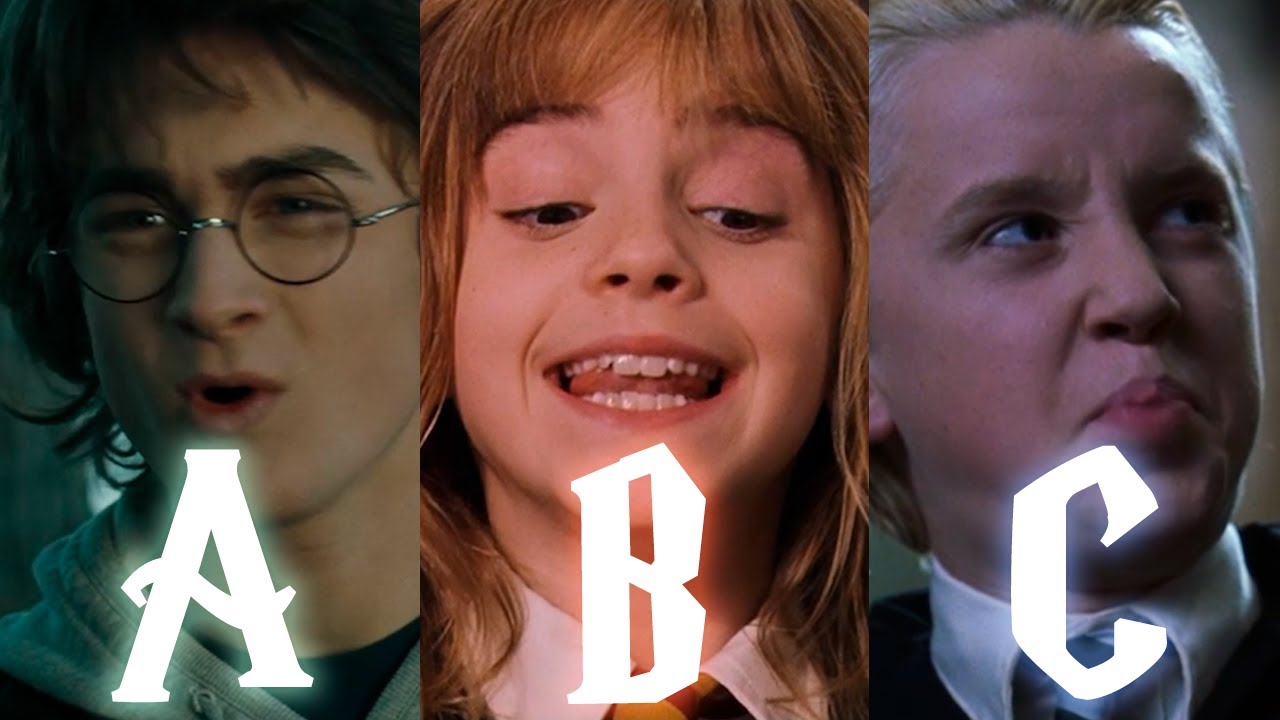 Learn the ALPHABET with HARRY POTTER⚡ - YouTube