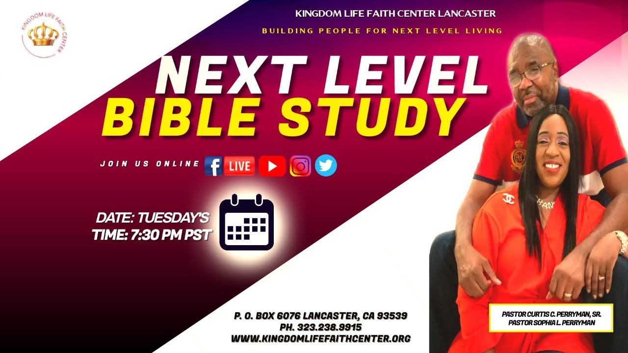 Next Level Living Bible Study - YouTube