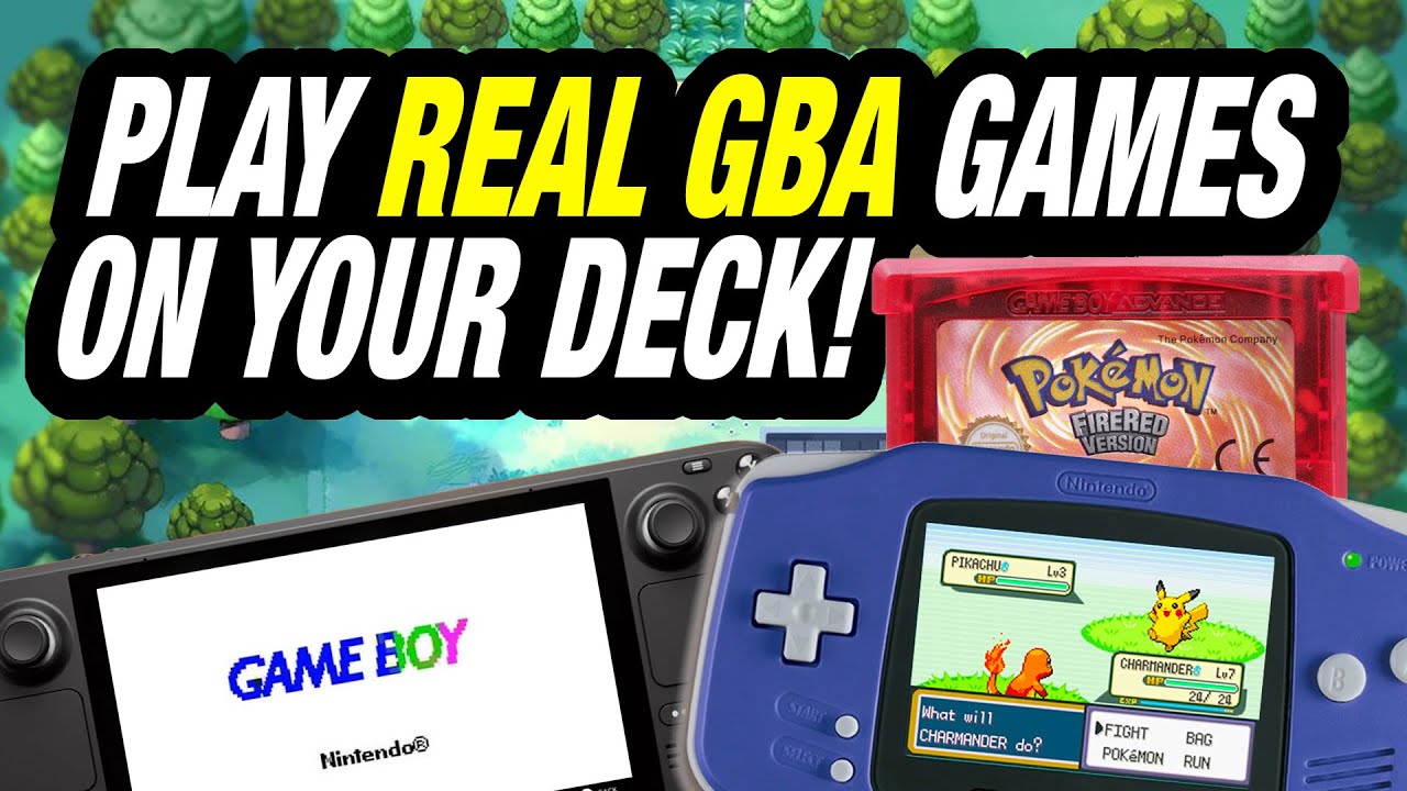 Play REAL GBA Catridges on your Steam Deck - Epilogue GB Operator - YouTube